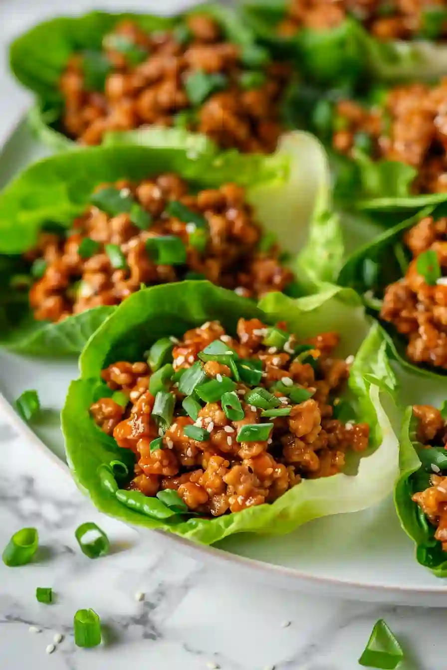 Turkey Lettuce Wraps - Healthy & Fast Dinner in 20 Mins