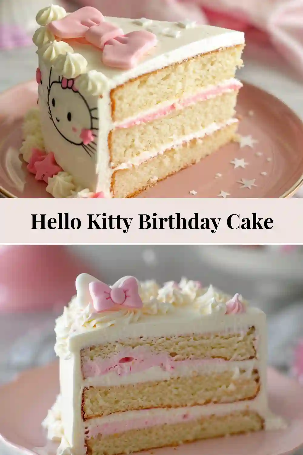 Hello Kitty Birthday Cake Easy and Adorable in 1h
