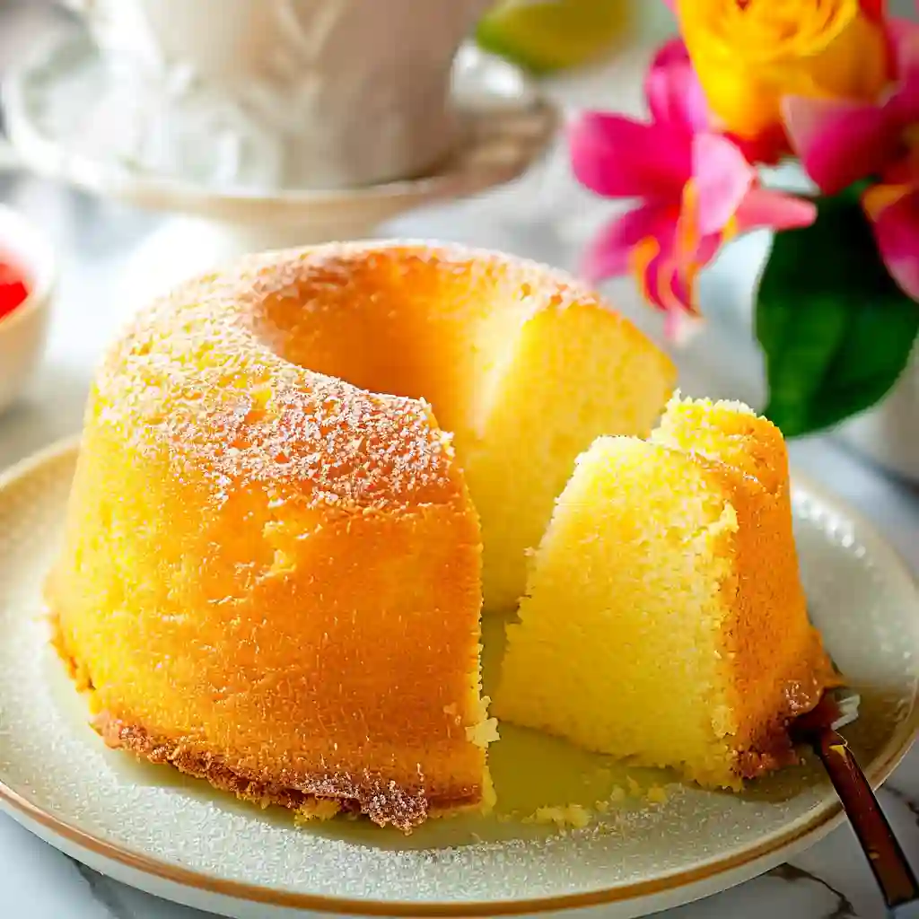Lemon Chiffon Cake - Fluffy & Fresh Citrus Delight (50 Mins)