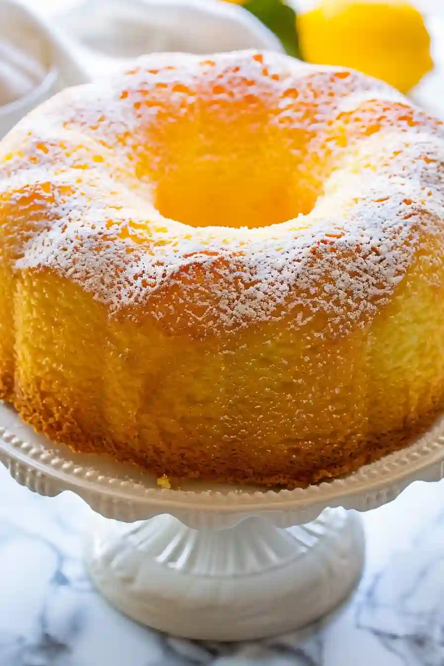 Lemon Chiffon Cake - Fluffy & Fresh Citrus Delight (50 Mins)