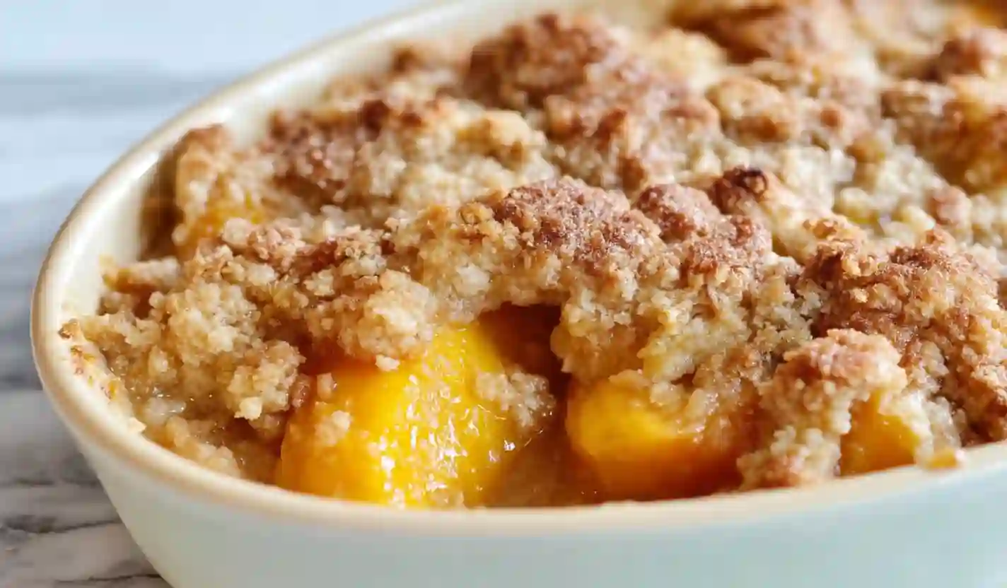 Peach Crumble Bliss: A Cozy Family Dessert Everyone Loves