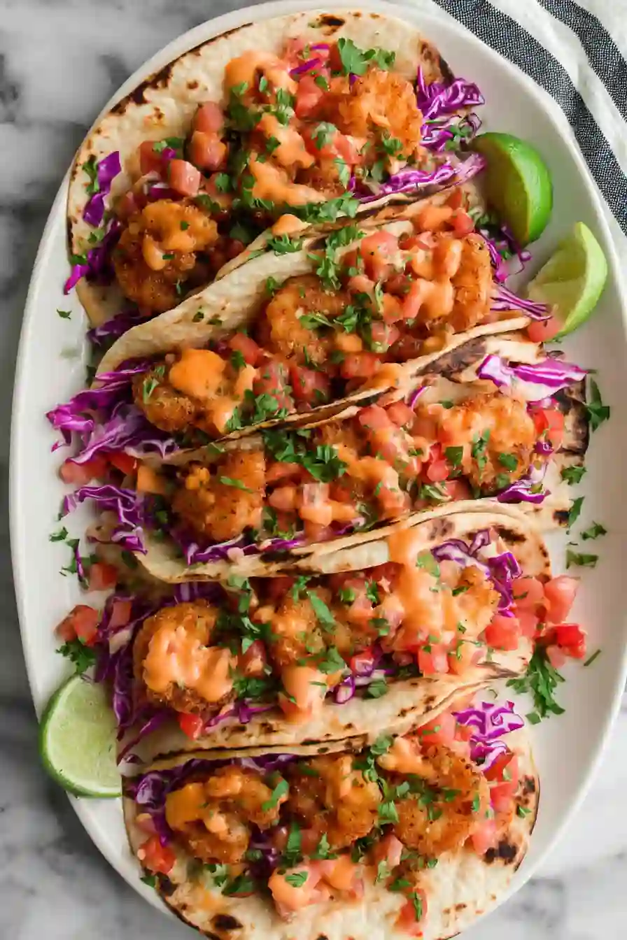 Bang Bang Shrimp Tacos - Crispy Cozy Dinner in 45 Minutes