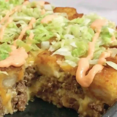 Big Mac Tater Tot Casserole - Cozy Family Comfort Meal
