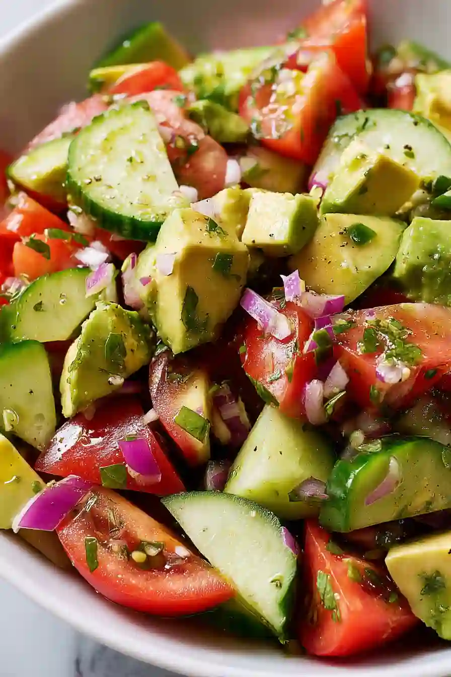 Avocado Salad Recipe – Fresh, Cozy, Feel-Good Bowl (5-Min Prep)